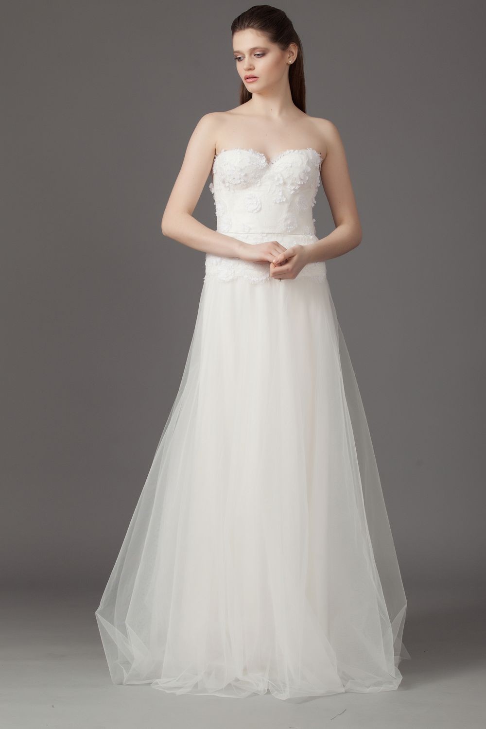 Wedding dress with bustier Antaria
